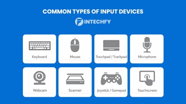 Input Devices of Computer: Definition, Classification, Types and Role ...